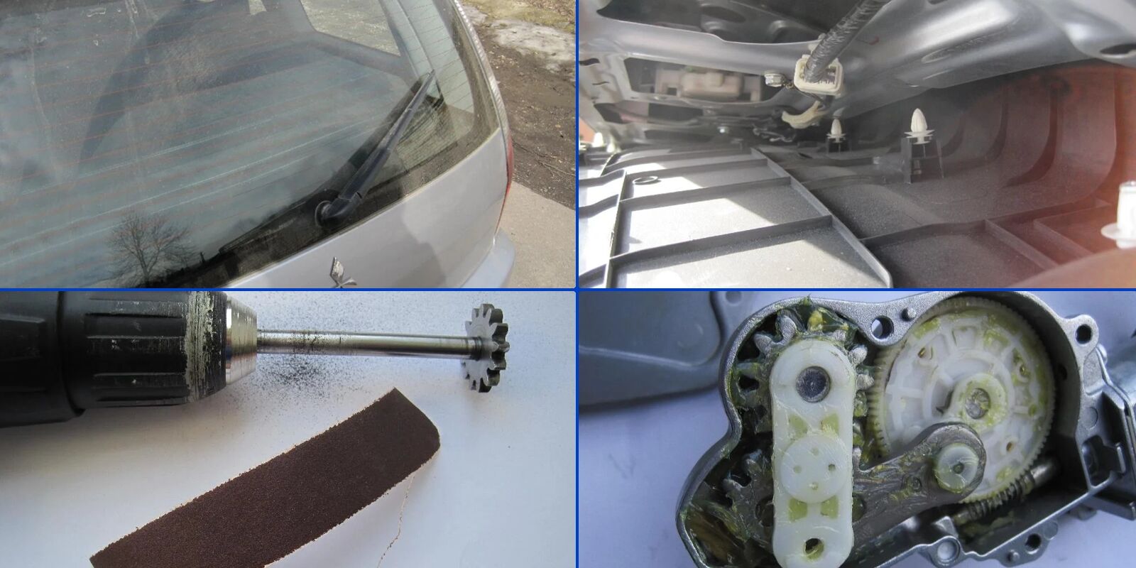 Ремонт заднего стеклоочистителя Mitsubishi Lancer IX Wagon - notby.NET