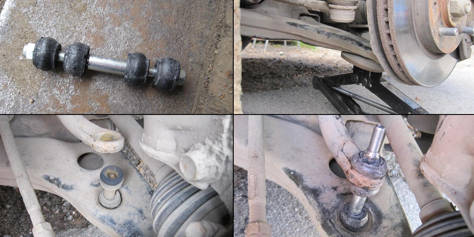 Замена стоек переднего стабилизатора поперечной устойчивости Mitsubishi Lancer IX - notby.NET
